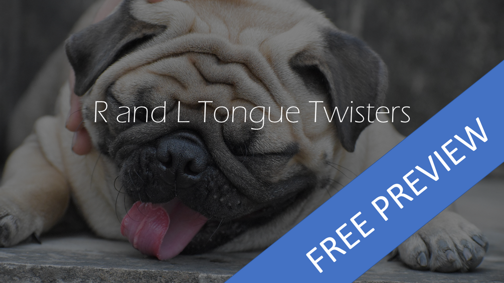 Mastering English Pronunciation: R and L Tongue Twisters Preview
