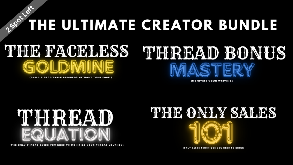 The Ultimate Creator’s Wealth Bundle