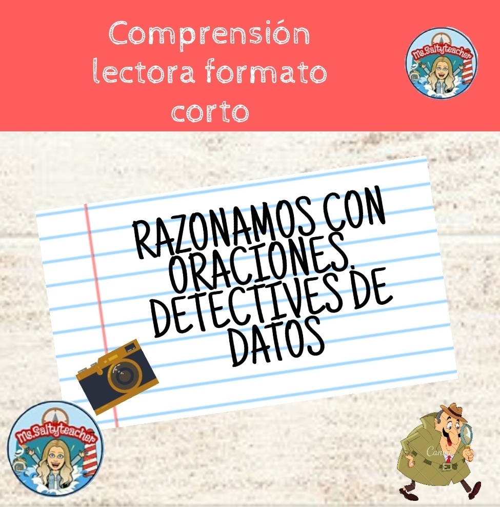 Detectives de palabras: comprensión lectora formato corto