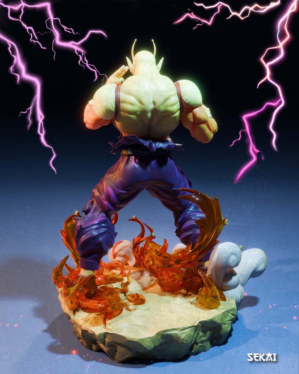 Super Piccolo Sculpture and Bust - Sekai 3D Models - Tested and Ready ...