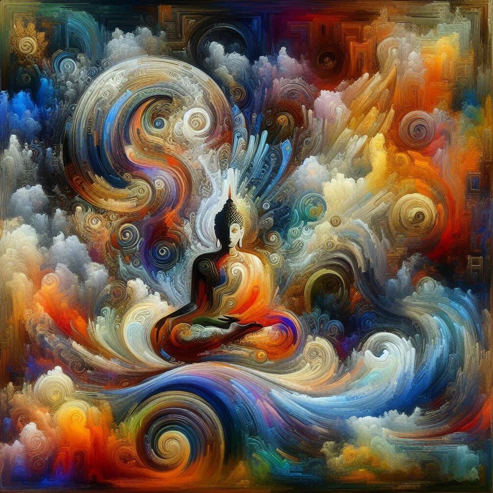 🎨 Divine Abstract Expression Images of Gods 🌟