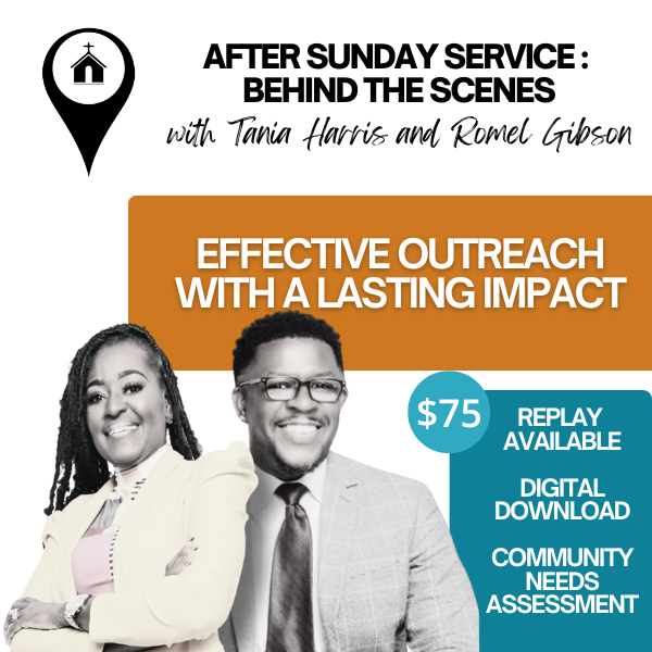 After Sunday service/Behind the scenes: Casting Vision and Goal Setting ...