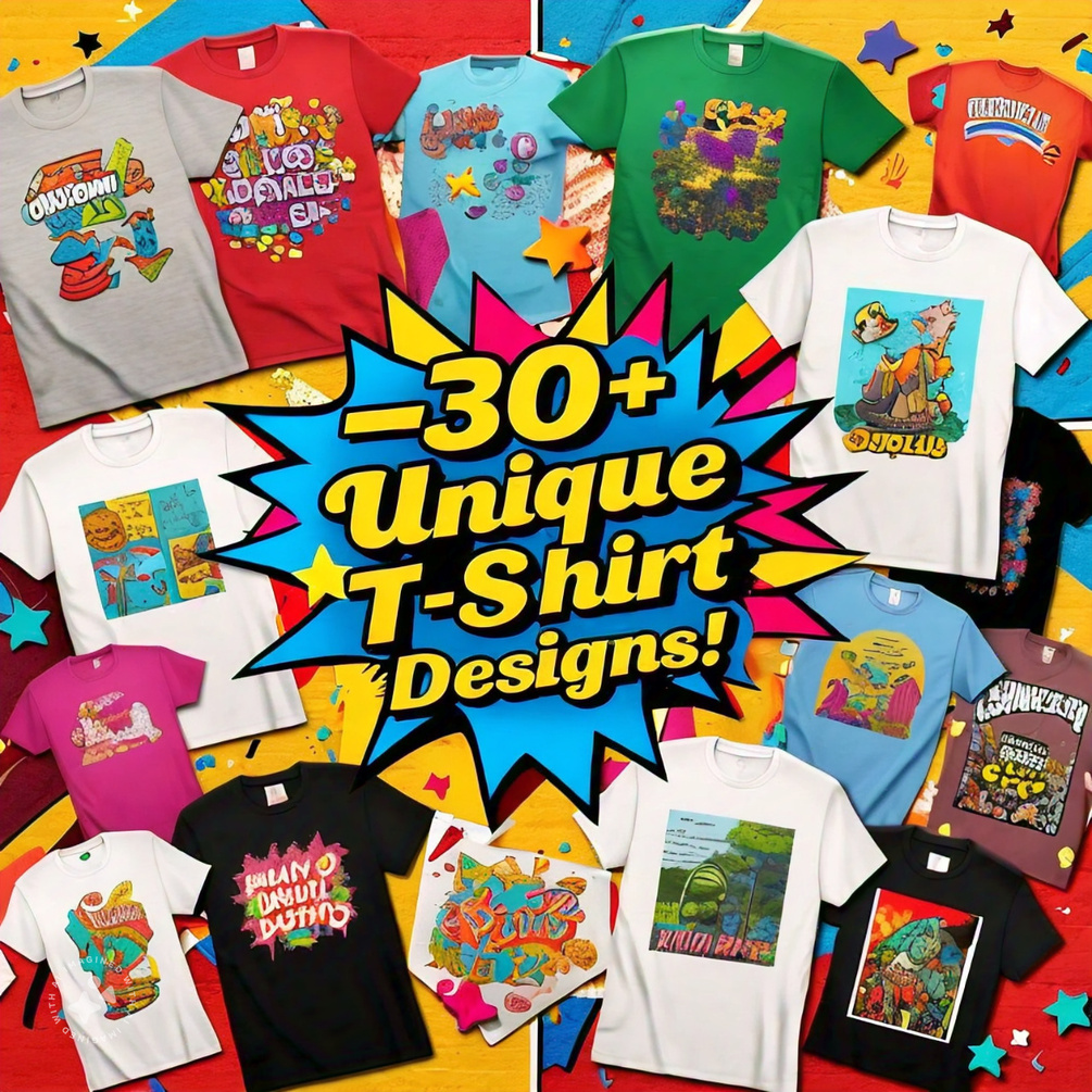 30+ Unique Unisex T-Shirt Designs