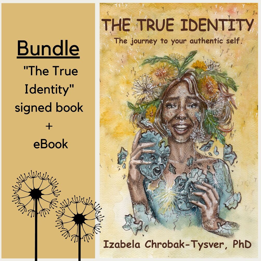 "The True Identity" - autographed book + eBook BUNDLE