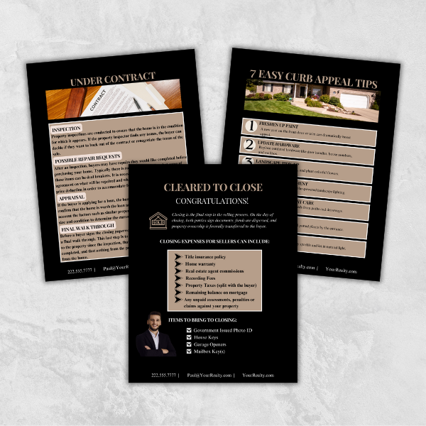 Luxury Seller Guide and Buyer Guide Bundle | Real Estate Templates ...