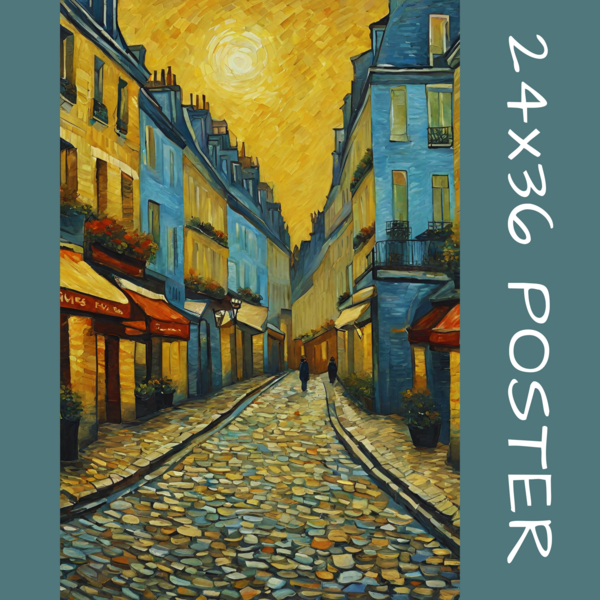 IMPRESSIONIST BUNDLE: FOUR 24x36 POSTERS
