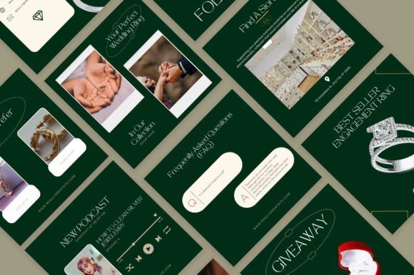 Instagram Template | Jewelry Post | Instagram Content | Jewelry ...