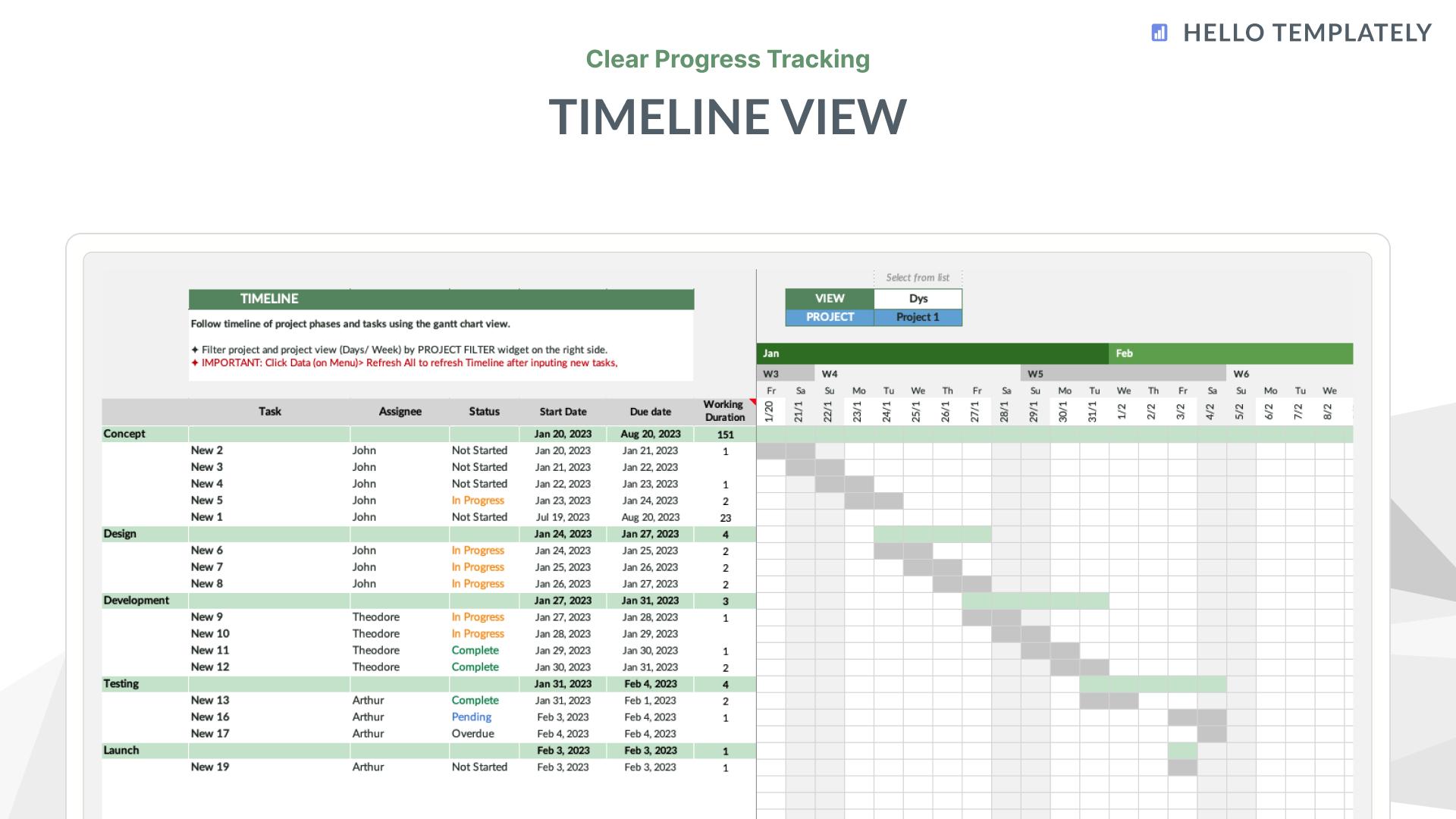 Project Management Template