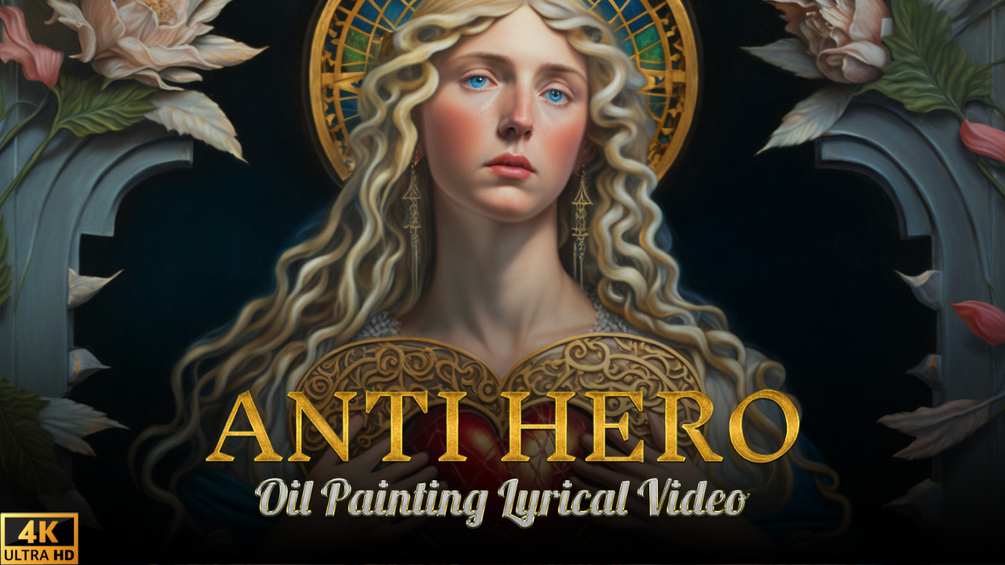 Oil Paintings Of Anti Hero - Song By Taylor Swift, Created By - ArbanBoy