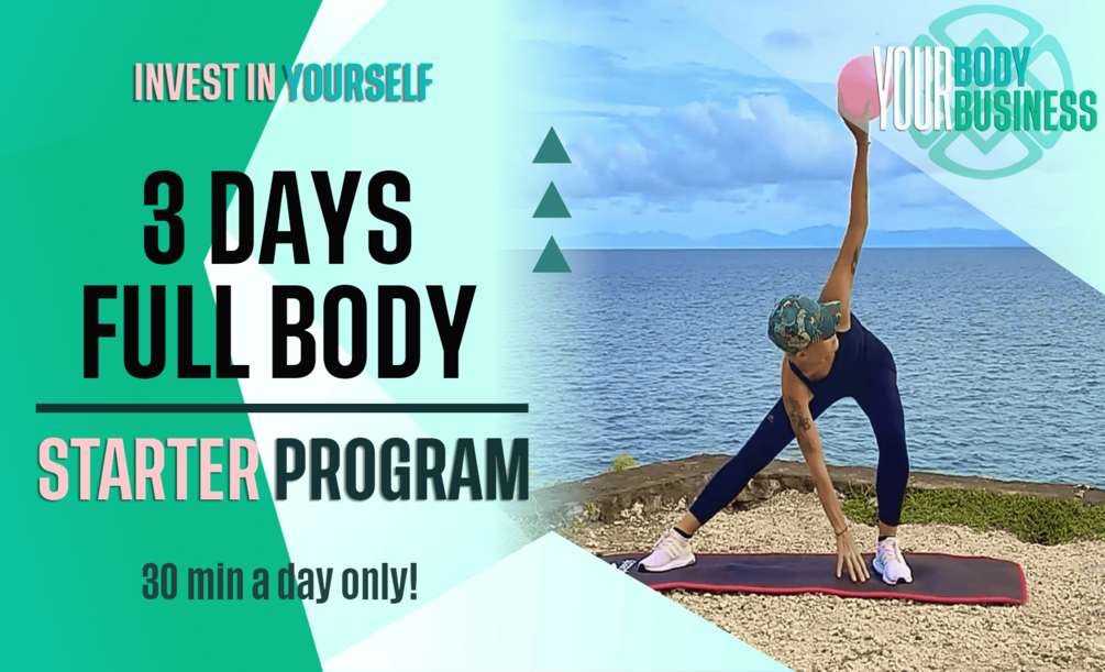 3-Days Full Body Starter Workout Program