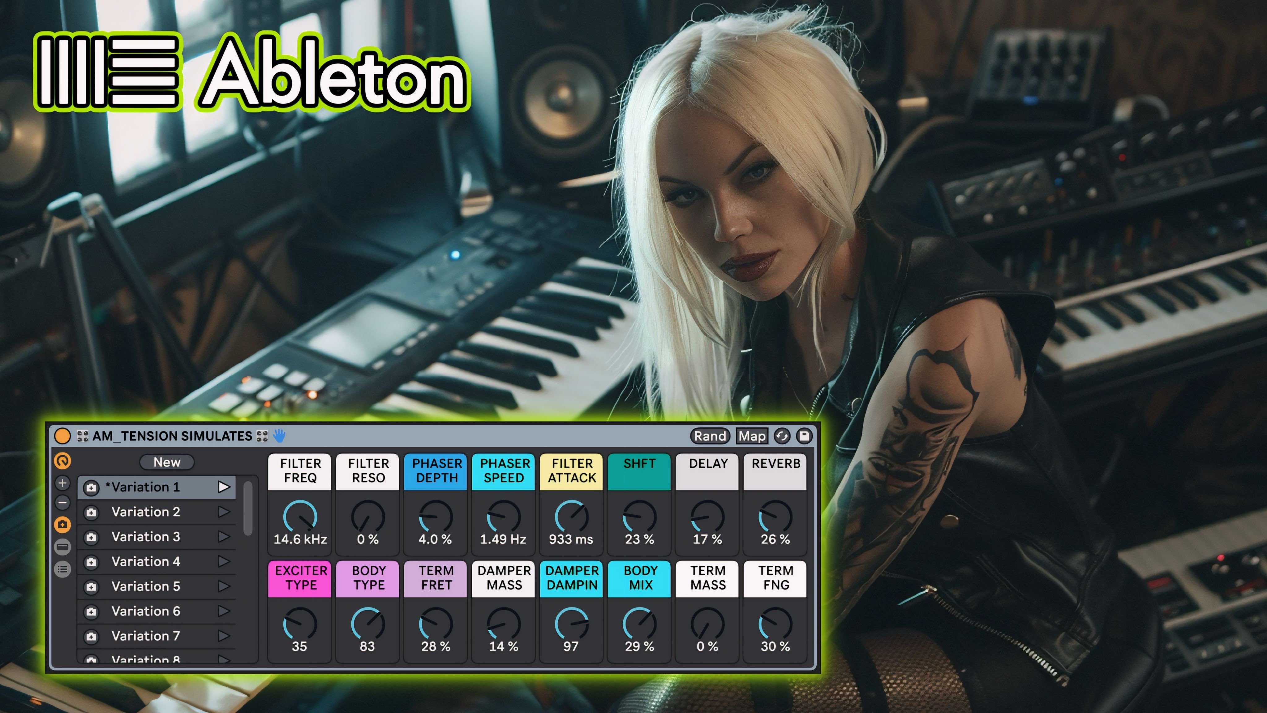 🔥 TENSION SIMULATES 🔥 - Instrument Rack for Ableton Live 11 Suite - 🎛️ ...