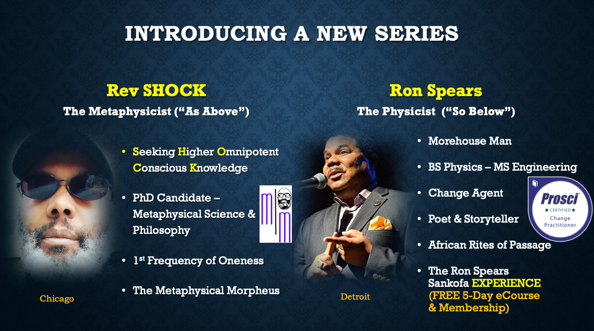 The Metaphysicist and the Physicist (Show 1) - 1st Frequency of Oneness ...