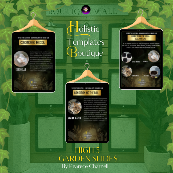 Holistic Templates - High 5 Garden Slides