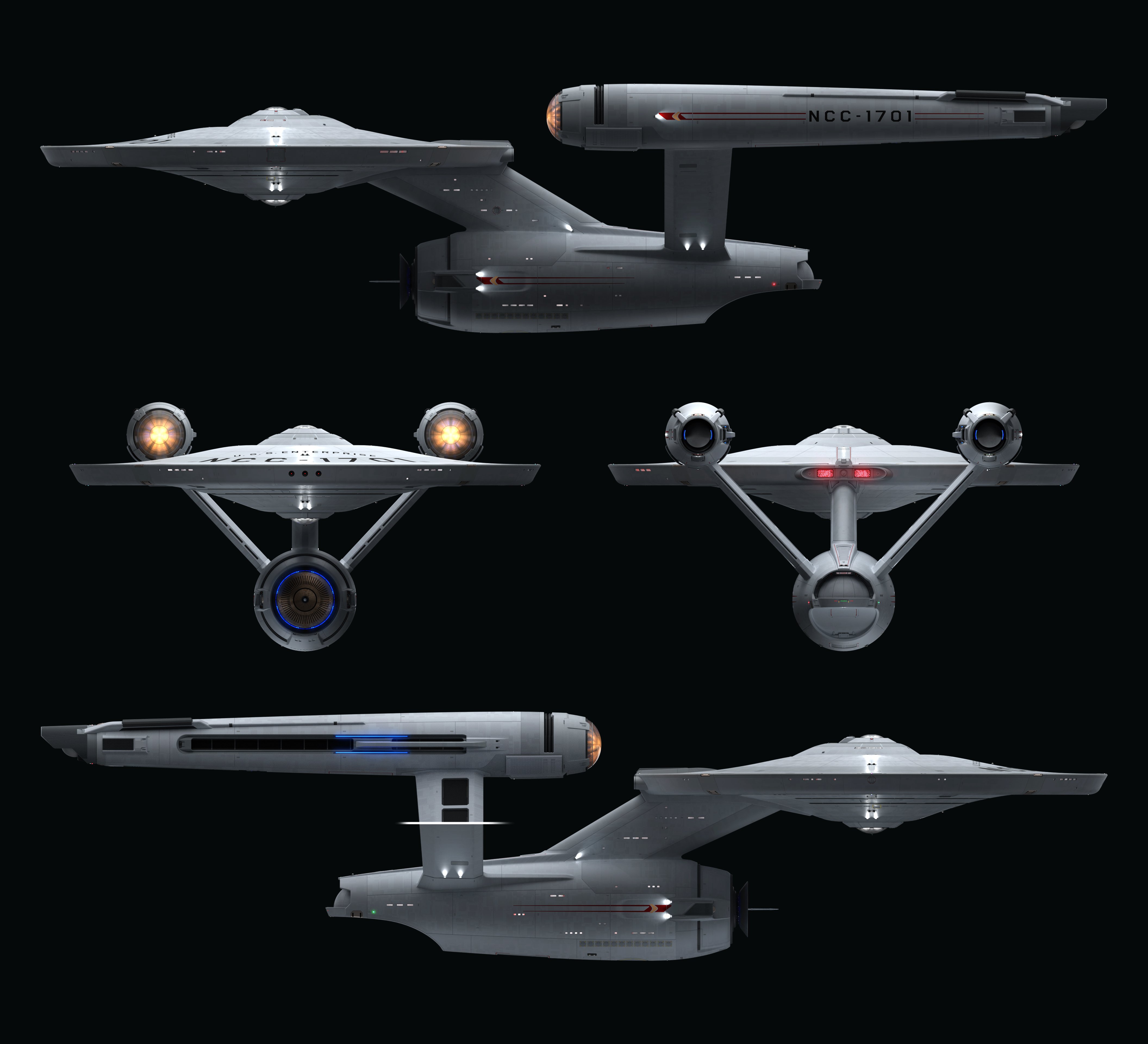 TOS Constitution Redesign (Blender)