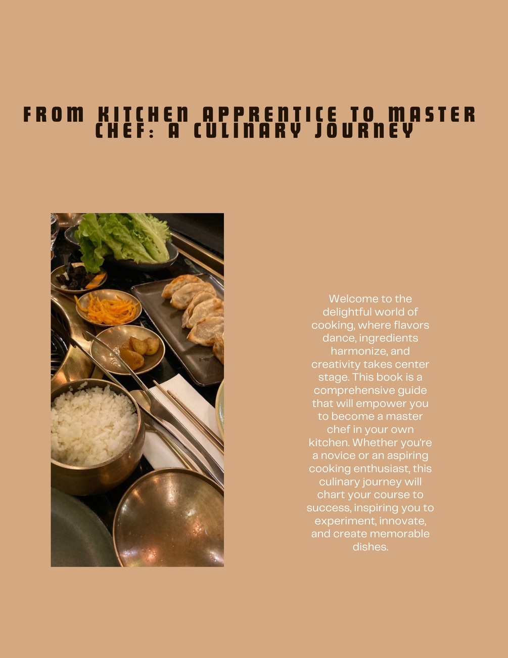 From Kitchen Apprentice to Master Chef: A Culinary Journey