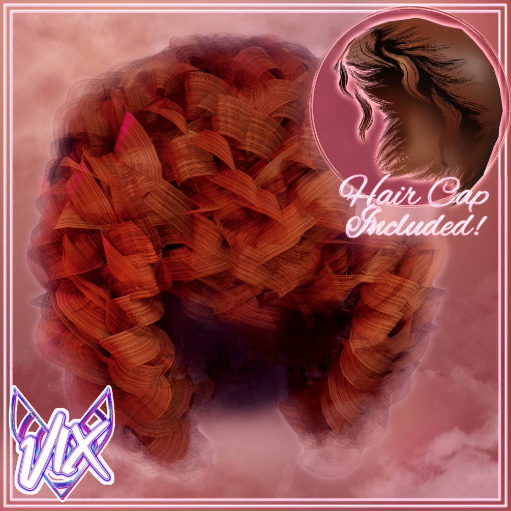 CURLY AFRO BOB HAIR W SQUISH BONES By VIX