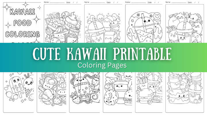 Cute Kawaii Coloring pages