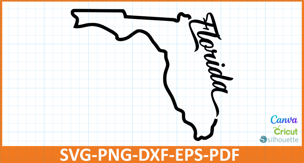 Florida State SvG,PnG,DxF,EpS,PdF file,Ready for Canva,Cricut ...