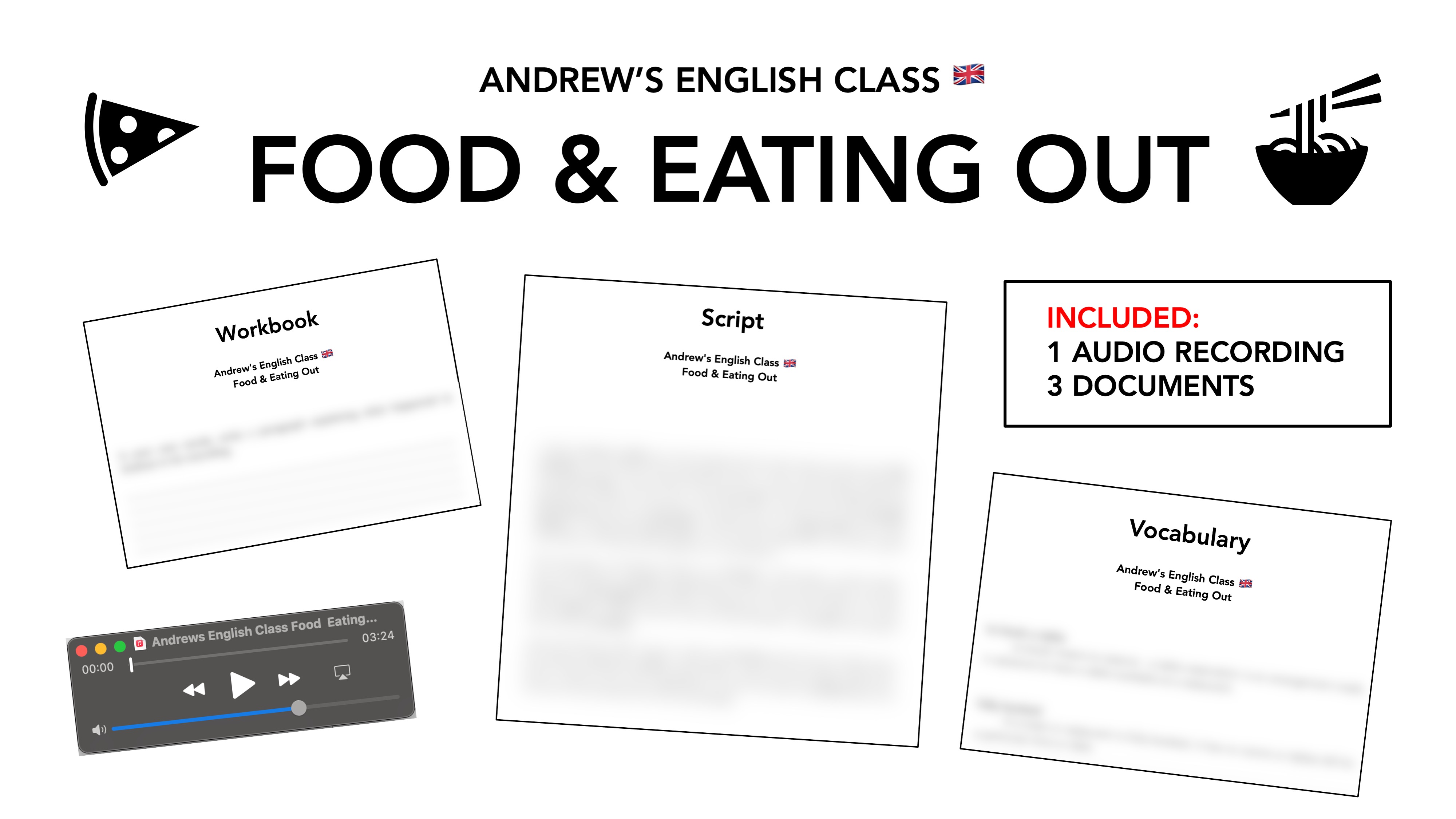 Andrew's English Class - Food & Eating Out