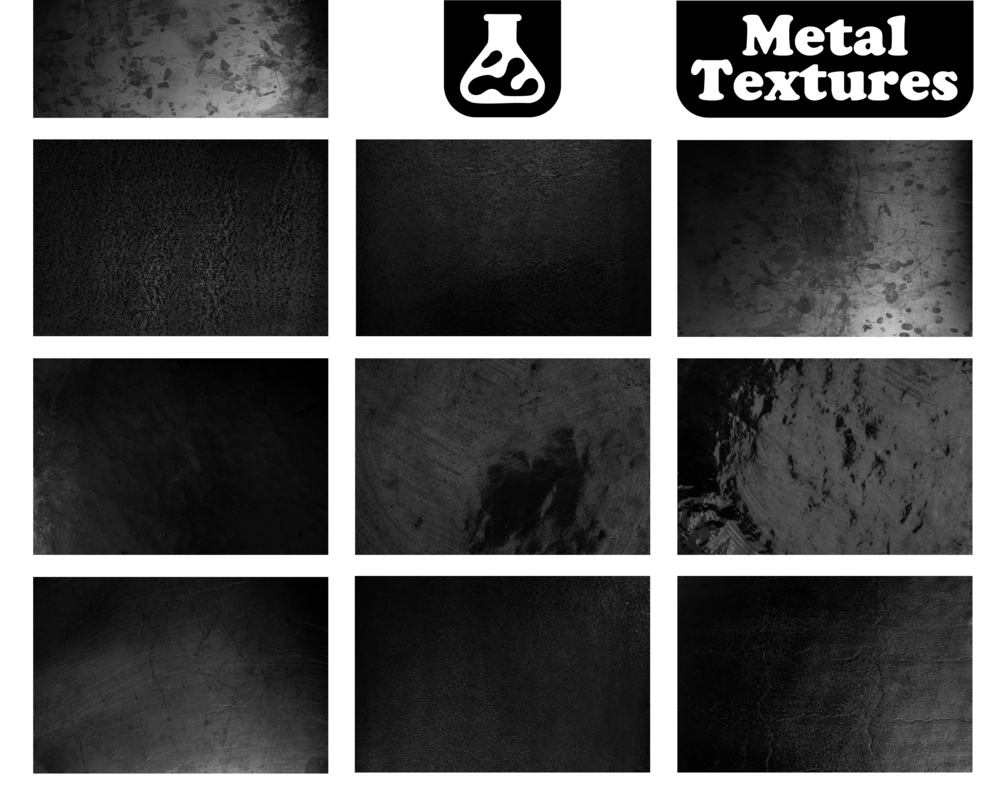 Dark Metal Textures Pack: High-Res Industrial Backgrounds (6000x4000px ...