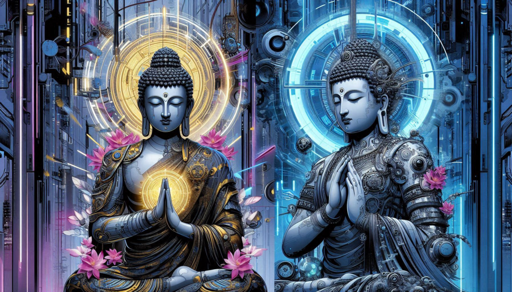 " Anime Fan Art of Lord Buddha: A Fusion of Spiritual Wisdom ...