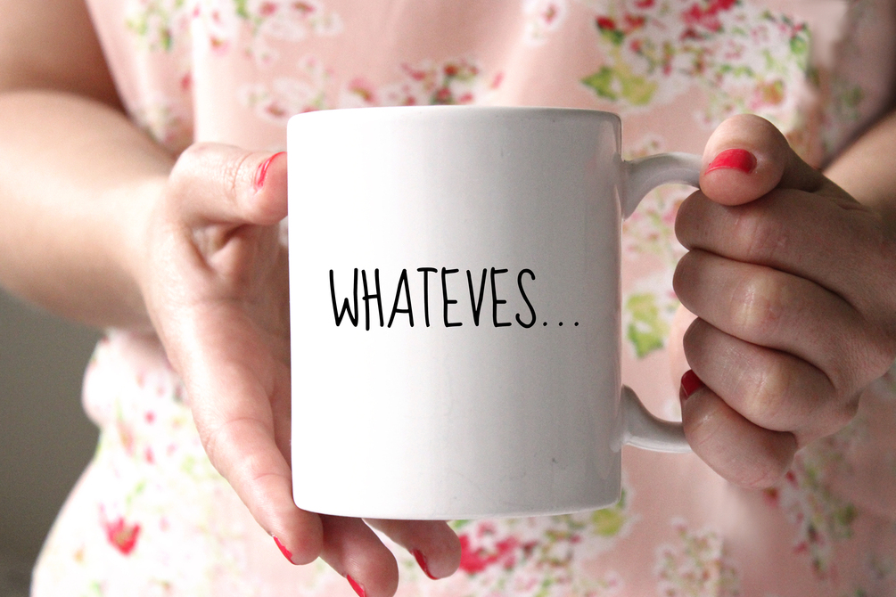 Whateves Funny Coffee Mug