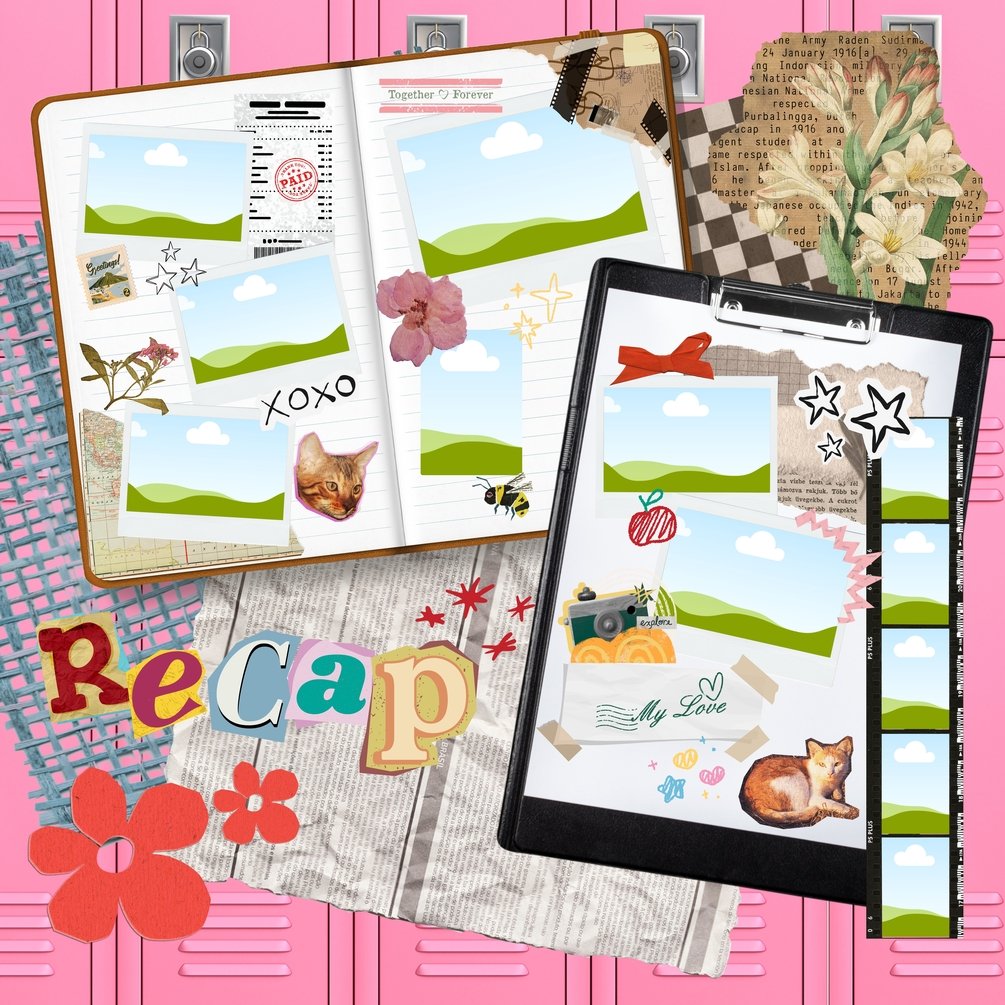 IG Digital Scrapbook Template