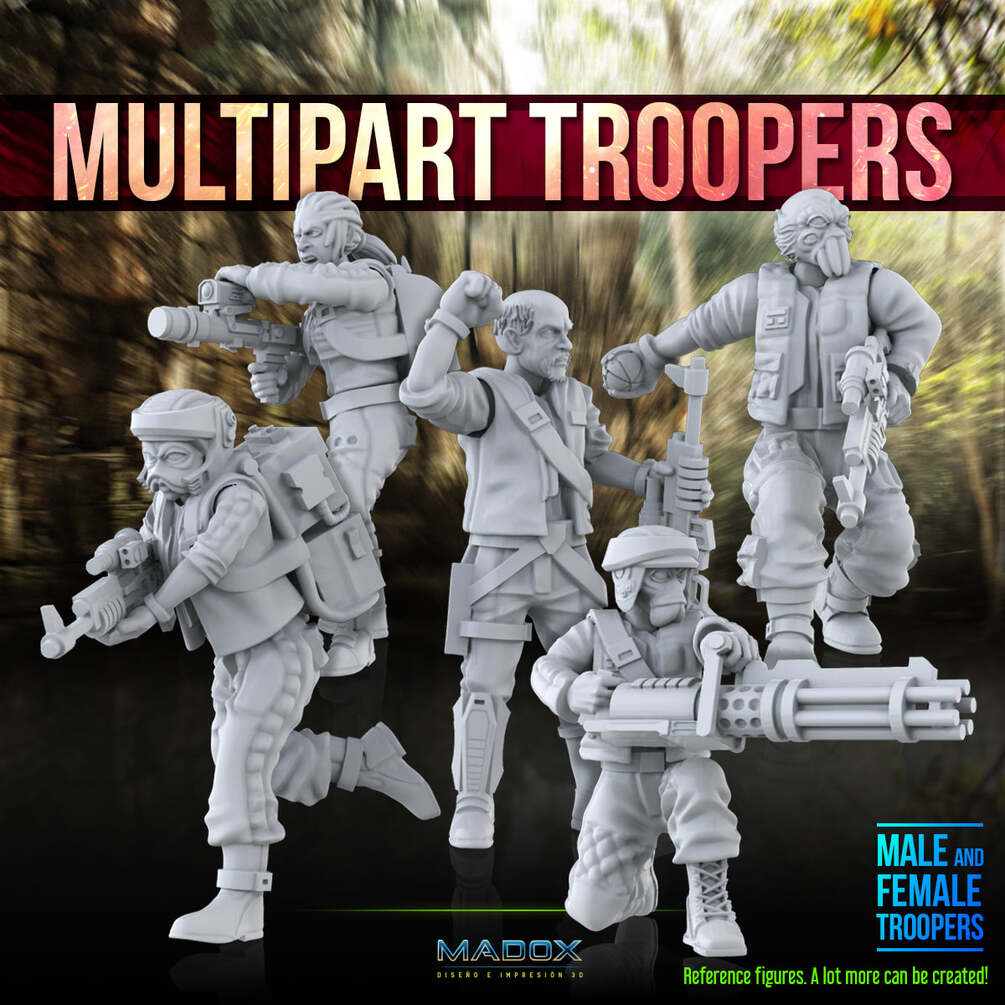 Multipart Alliance Warriors