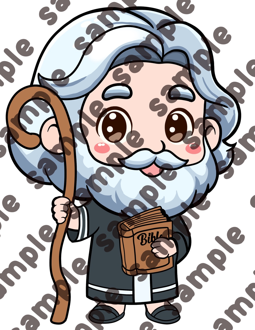 moses illustration (moises)