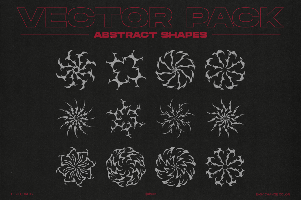 FREE VECTOR PACK SHAPES by. drack