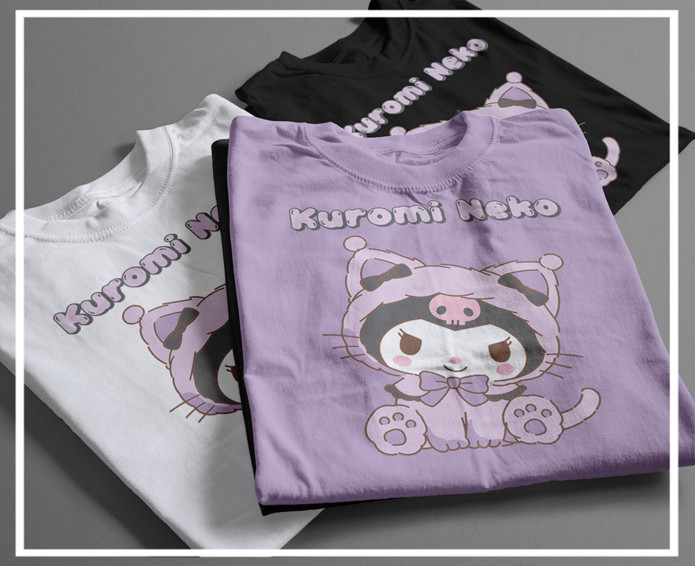 Vector Editable - Kuromi Neko