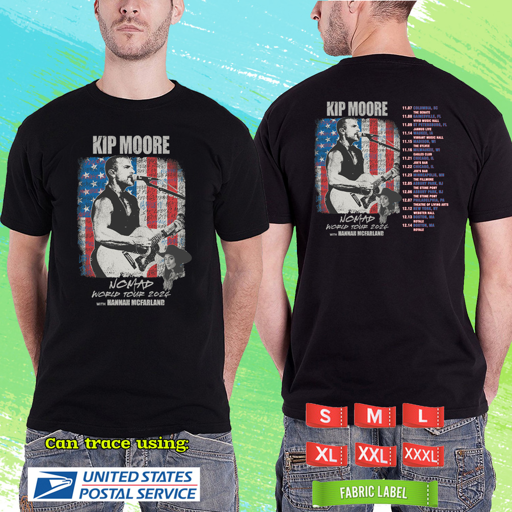 KIP MOORE NOMAD WORLD NORTH AMERICA TOUR 2024. KIP MOORE TOUR. UNISEX ...