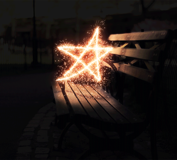 GR/Gif Animated Sparkler Photoshop Action