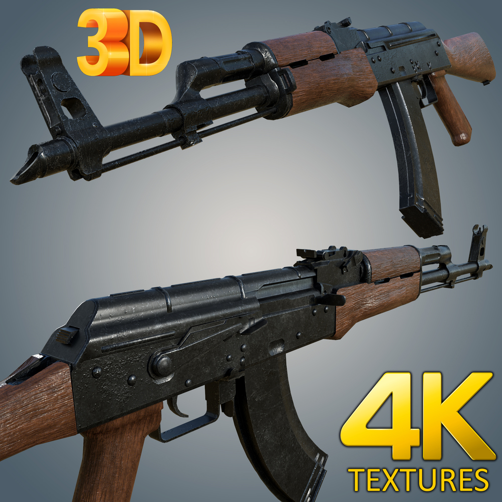 AK-47 3D Model