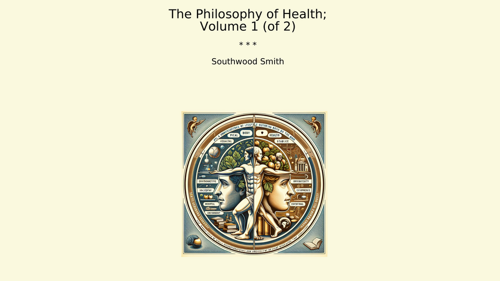 The Philosophy of Health; Volume 1 (of 2)