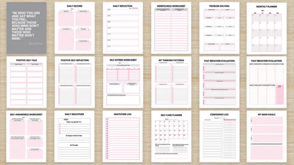 Self-confidence & self-esteem guided journal
