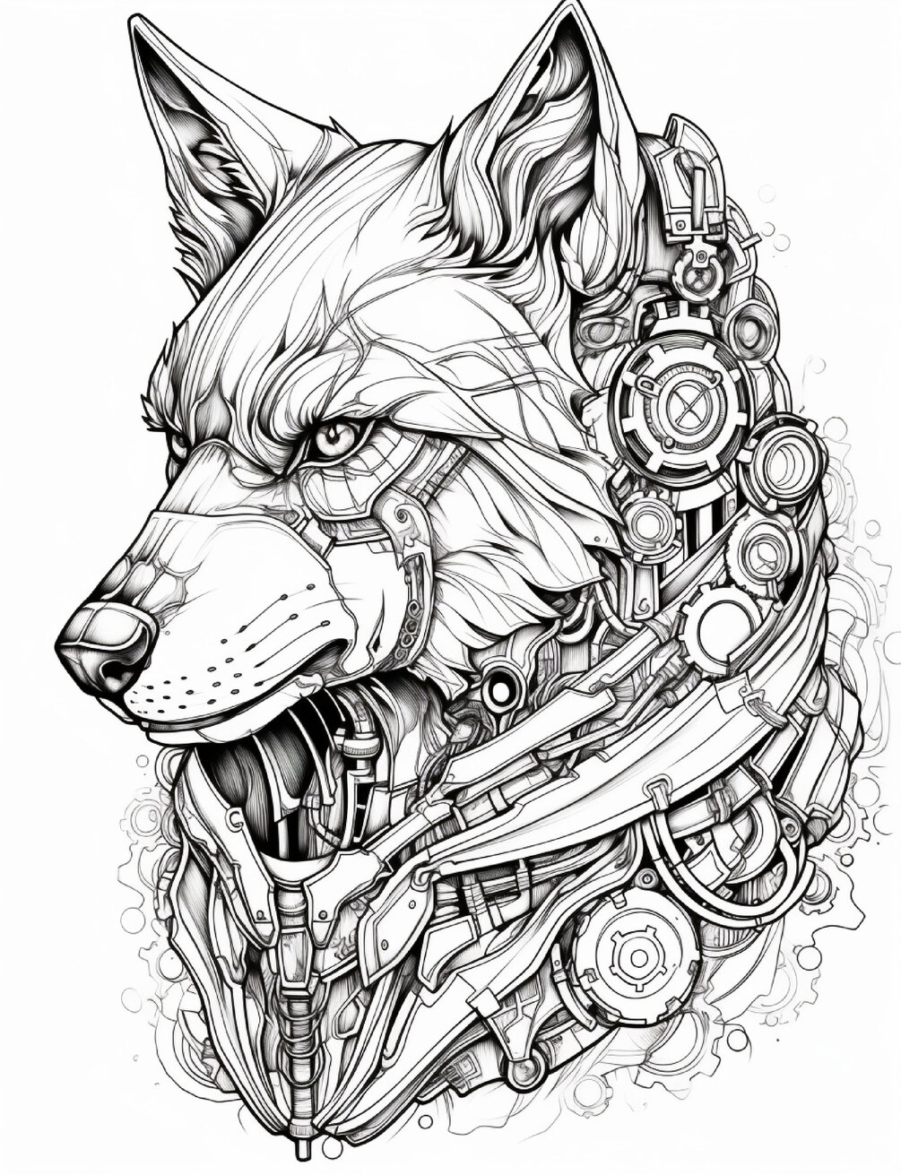 200 Steampunk Animals Coloring Pages/Coloring Pages For Adult