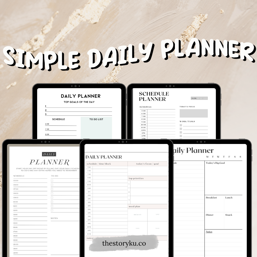 SIMPLE DAILY PLANNER😍📖 ️💕 - TheStoryKu by Vania Devina