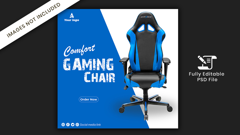 Comfort Gaming Chair Social Media Banner / 1080 x 1080