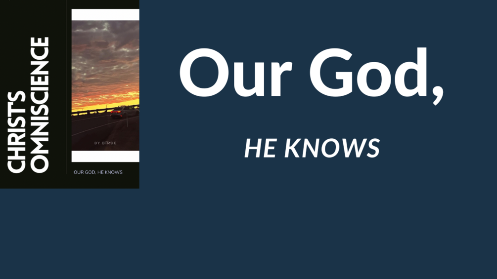PDF File on Our God, He knows