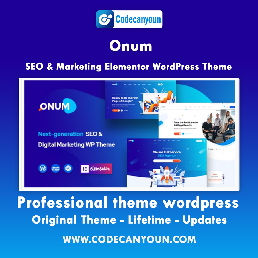 Onum - SEO & Marketing Elementor WordPress Theme-V1211