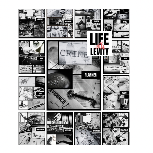 True Crime Digital Planner Monthly Planner Pages