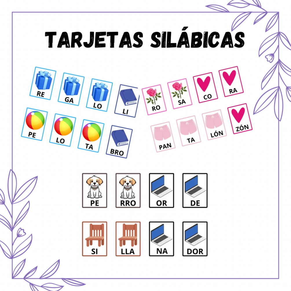 TARJETAS SILÁBICAS