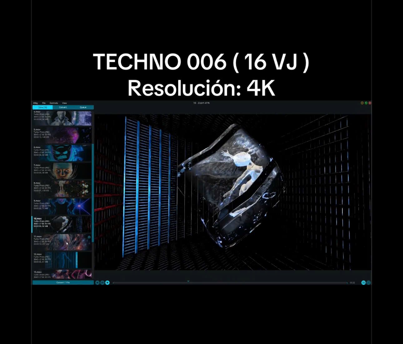 Techno 006 4K ( 16VJ )