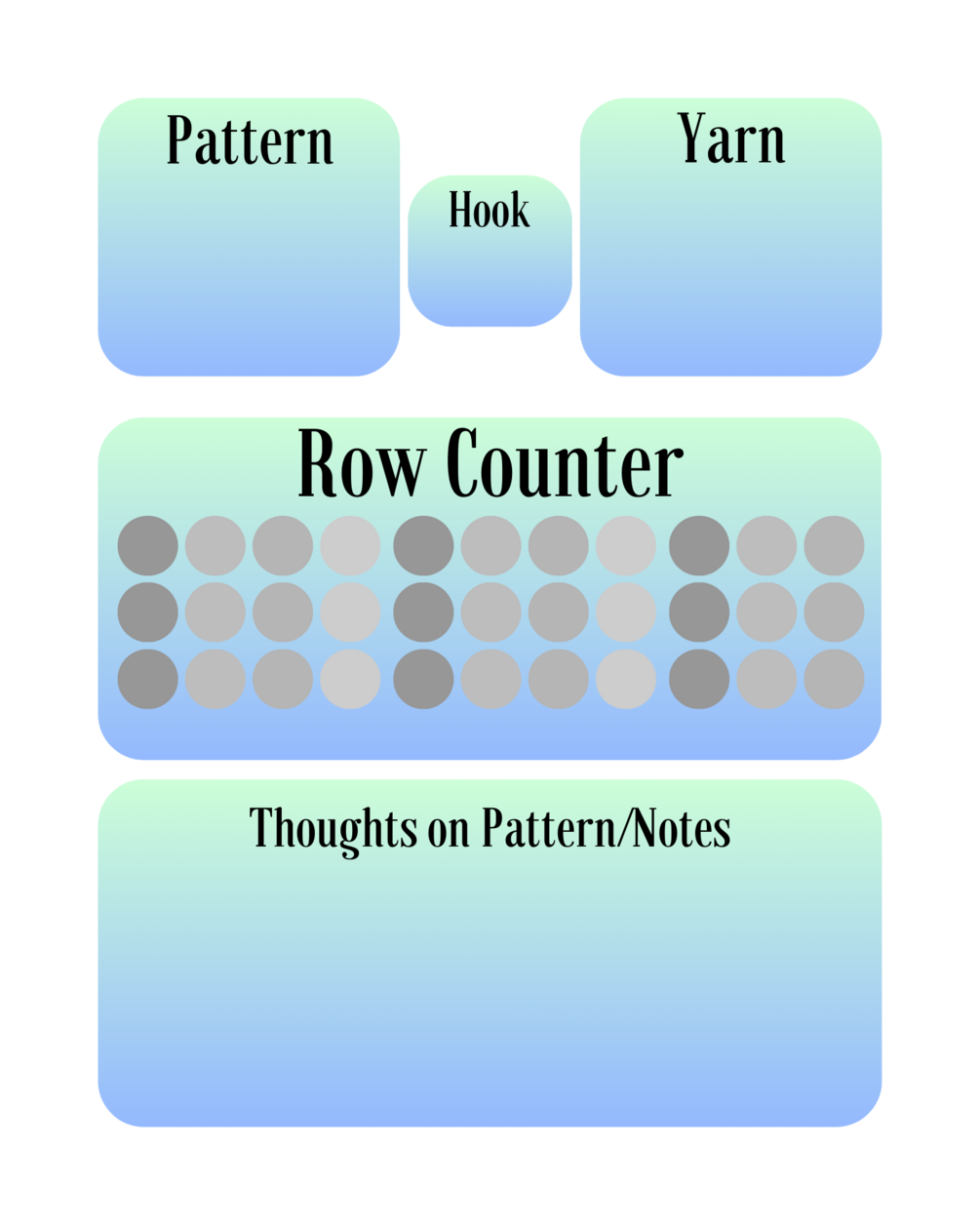 Crochet Pattern Tracker