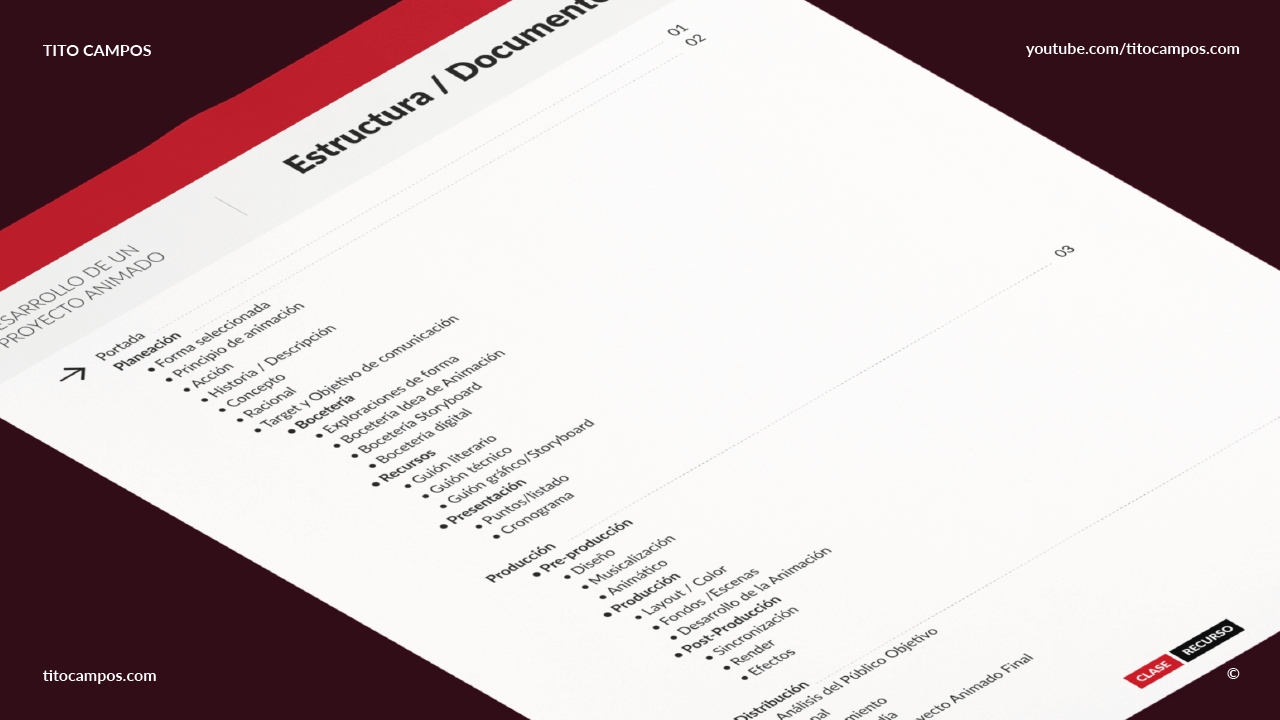 ¡Estructura – Desarrollo de un Proyecto Animado – PDF - actualizado ...