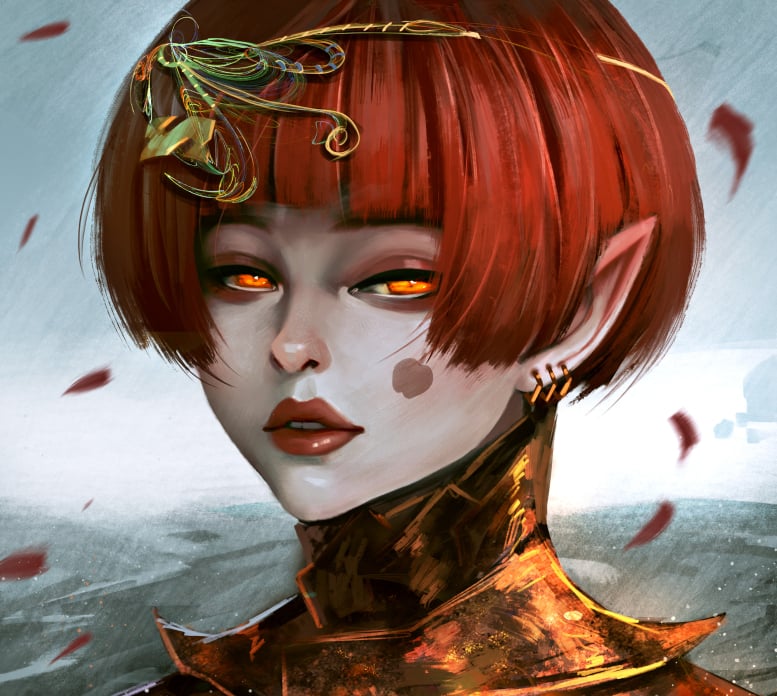 Vampire Apple's portrait