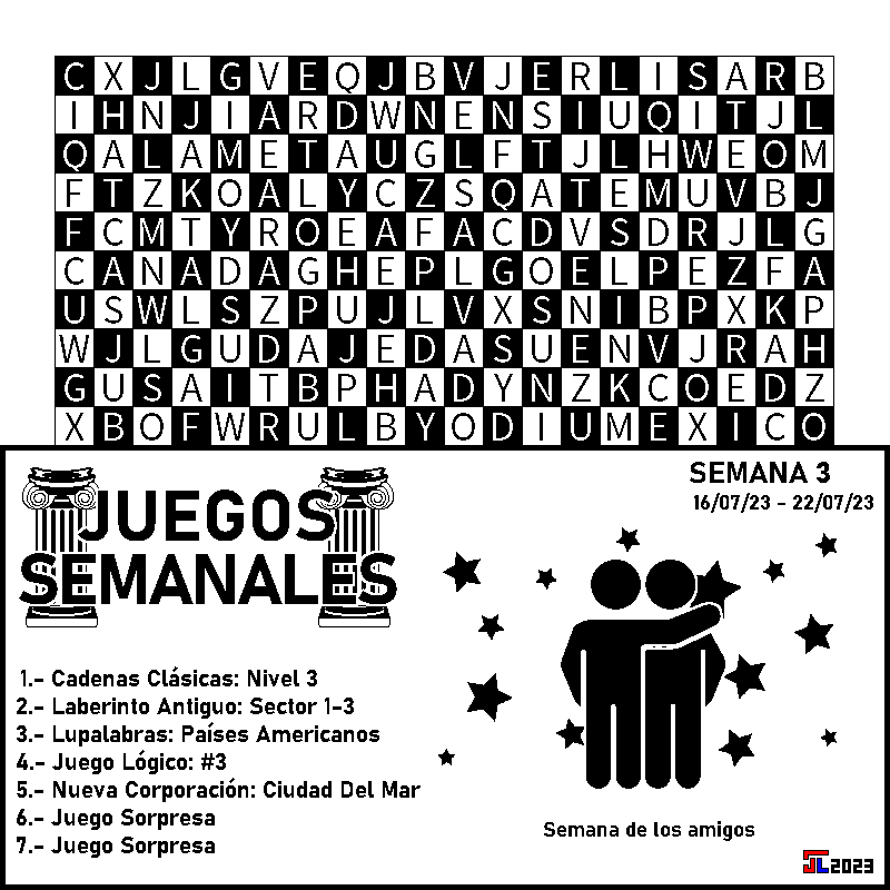 Juegos Semanales: Semana 3