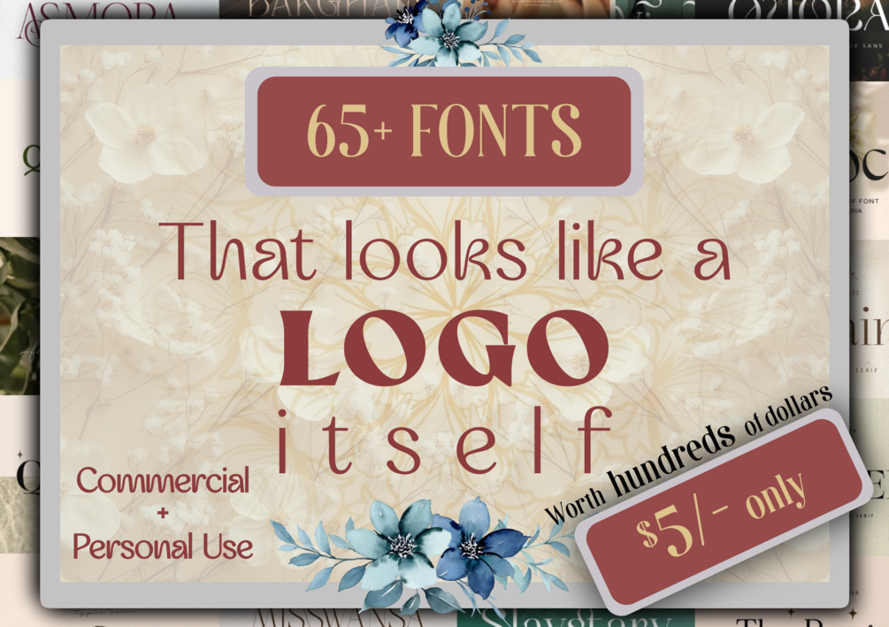 Logo-Like Fonts for Bold Branding