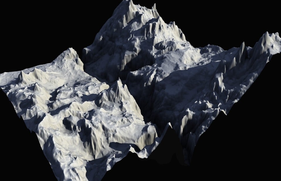 Western Canyon Landscape - HeightMap 11 - FREE TO USE!